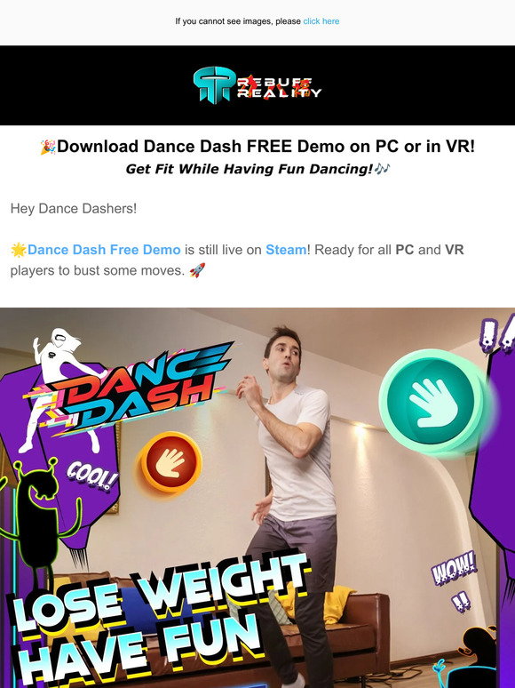 Rebuff Reality: Free Dance Dash Demo Available on Steam🎮PC&VR supported ...