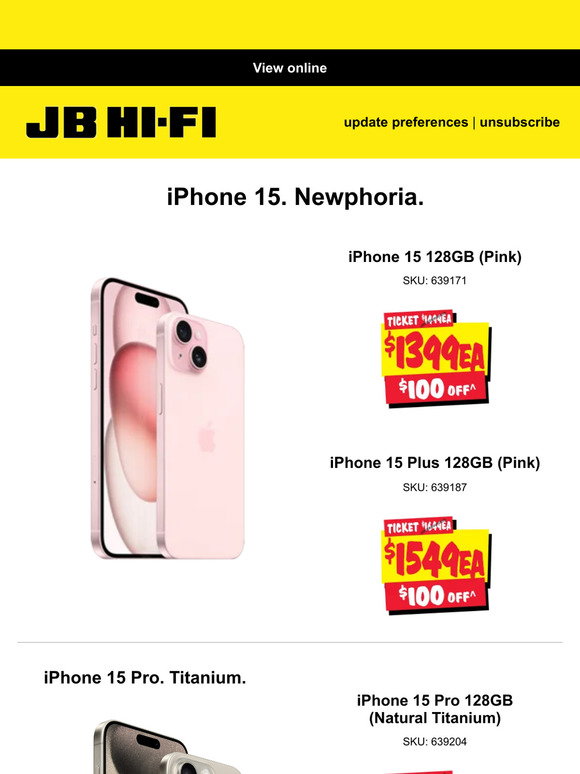 JB Hi-Fi: Prices smashed on iPhone! | Milled