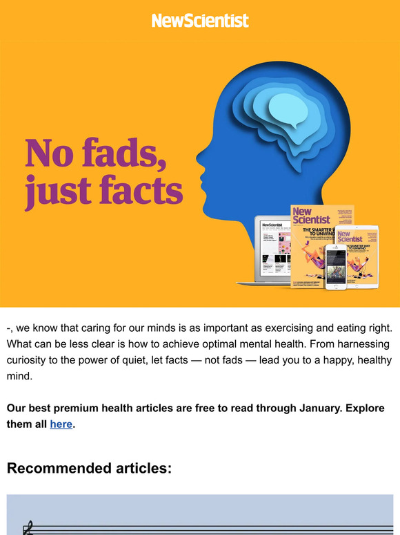 New Scientist: The power of quiet: The mental and physical health ...