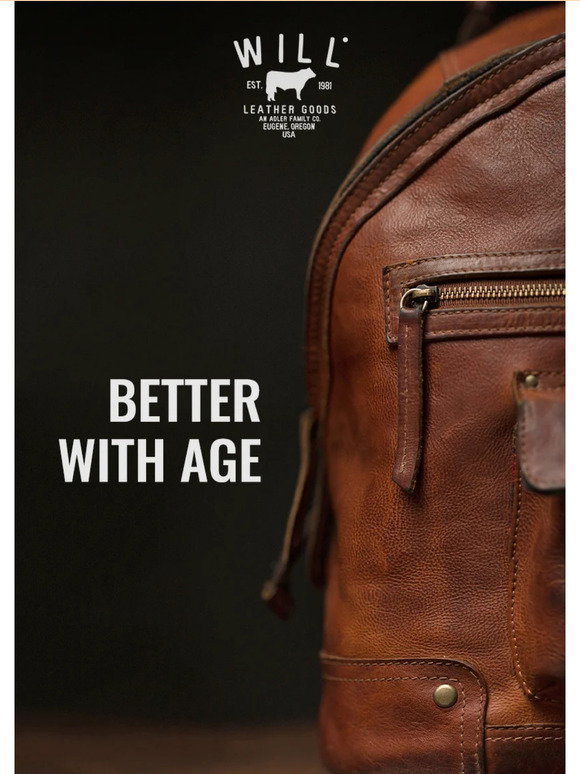 Will Leather Goods: Better With Age. | Milled