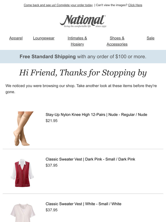 ShopNational: You Have Great Taste! See Your Items | Milled