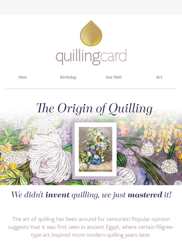 Quilling Card: Peek into the magical world of quilling | Milled
