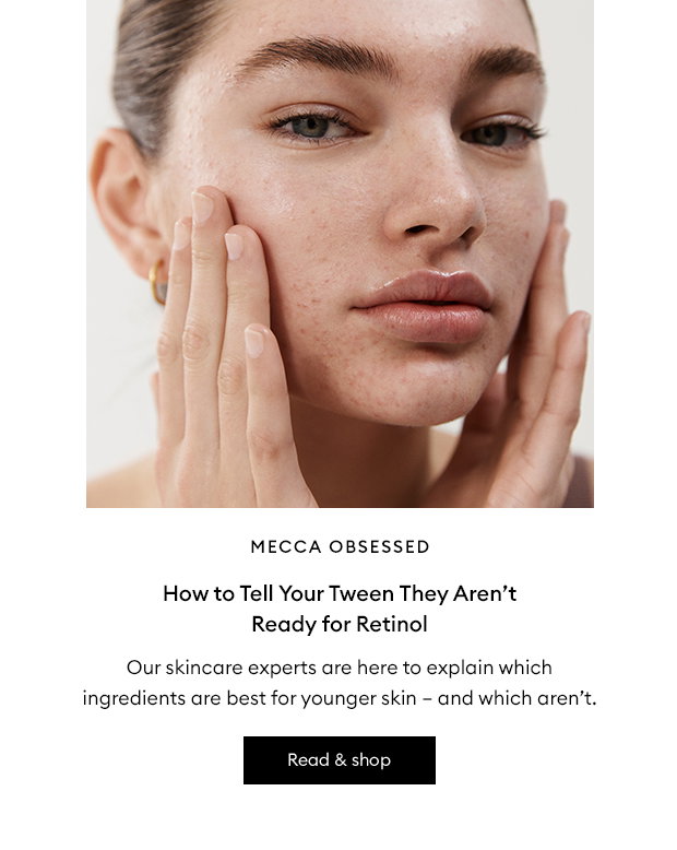 Mecca: The skincare tweens actually need | Milled