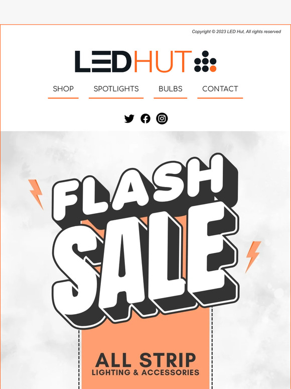 LED Hut Email Newsletters: Shop Sales, Discounts, and Coupon Codes