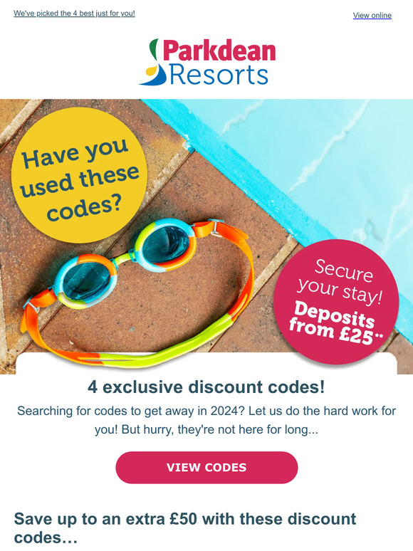 Park Resorts: STOP SEARCHING 🛑 holiday codes inside... | Milled