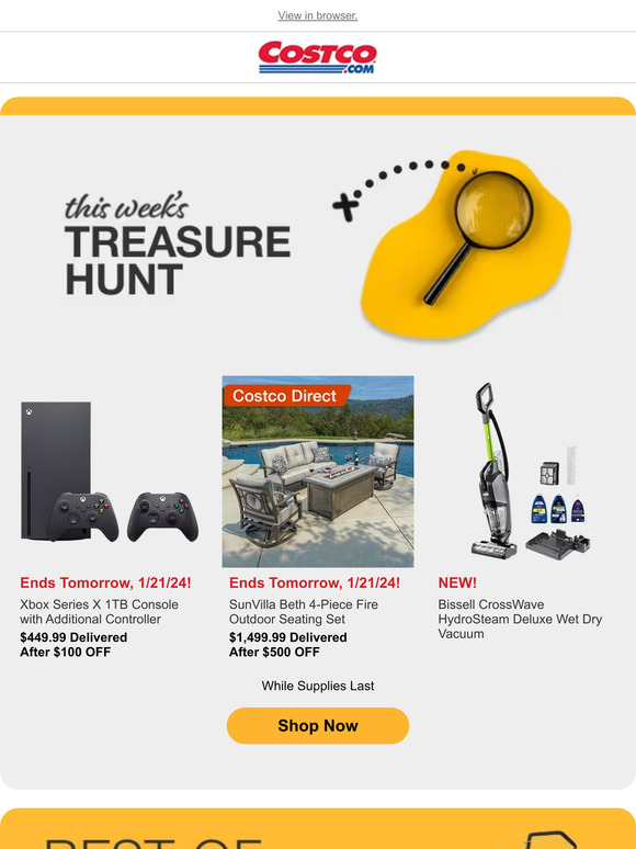 Costco: Check Out This Week's Treasure Hunt! | Milled