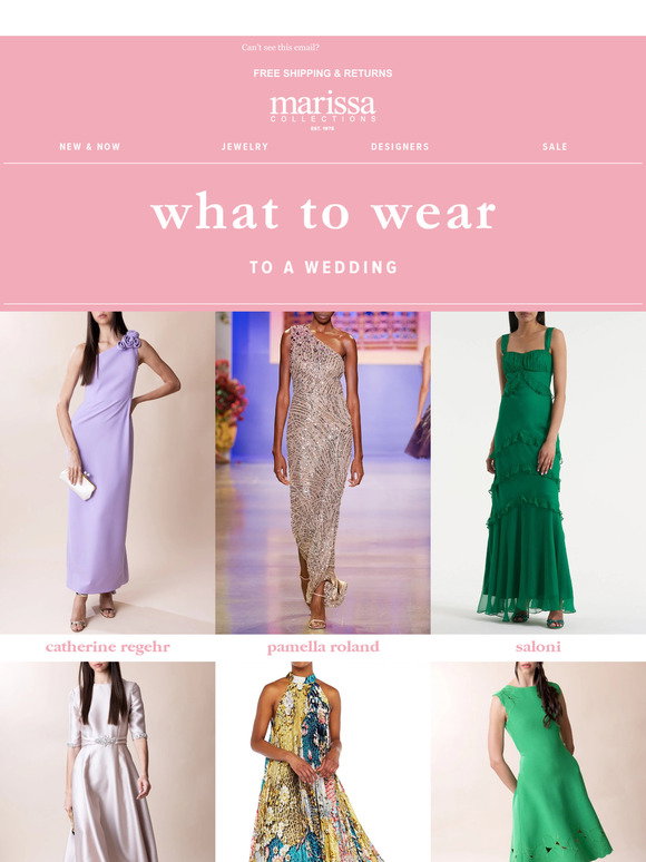 Marissa Collections: What To Wear To A Wedding 💖 | Milled