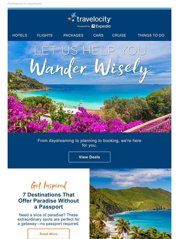 Travelocity: 7 destinations that offer paradise without a passport ...