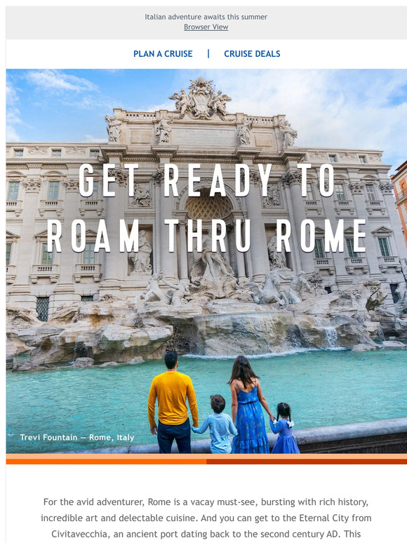 Royal Caribbean: Ready to roam the streets of the Eternal City? | Milled