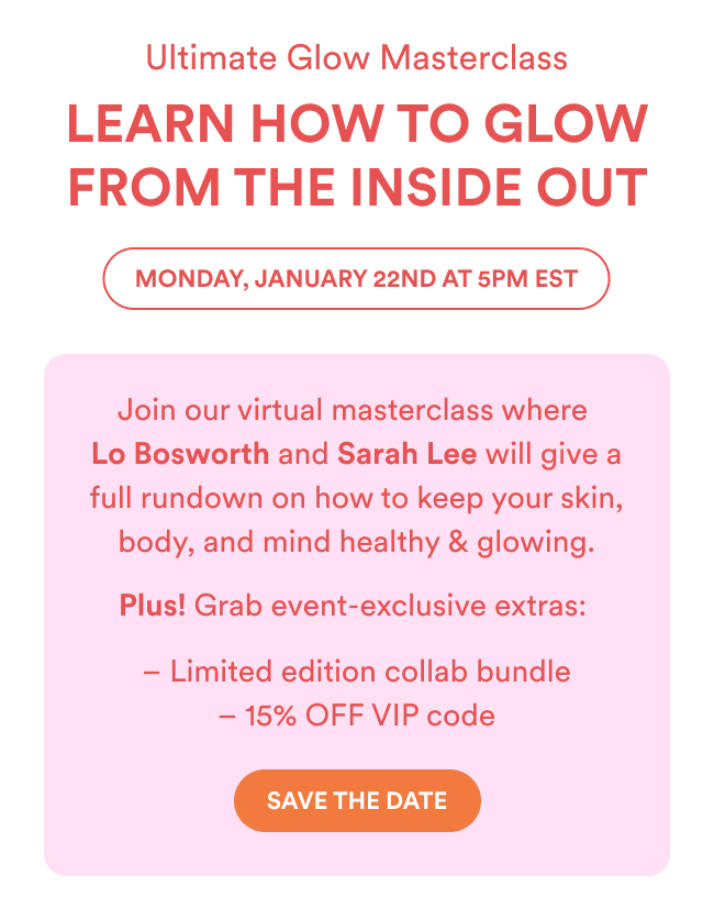 Love Wellness: You’re Invited! Glow Recipe x Love Wellness Ultimate Glow Masterclass | Milled
