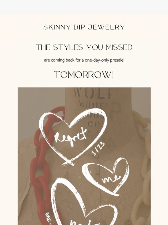 Skinny Dip Jewelry: Styles you missed are coming back! | Milled