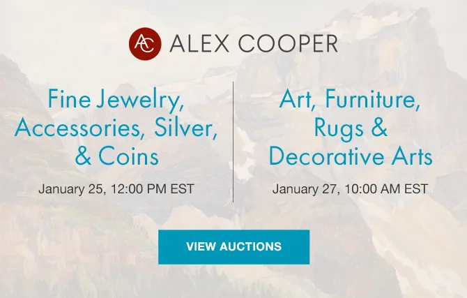 LiveAuctioneers: Alex Cooper | Fine Jewelry, Accessories, Silver ...