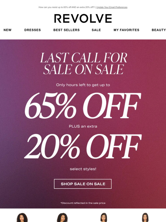 REVOLVE Email Newsletters: Shop Sales, Discounts, and Coupon Codes