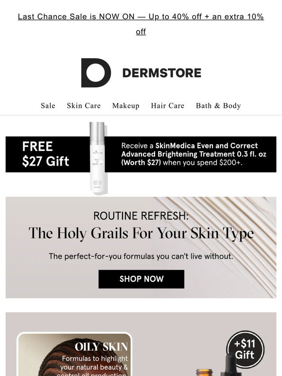 Dermstore: Your skin's HOLY GRAIL formulas | Milled