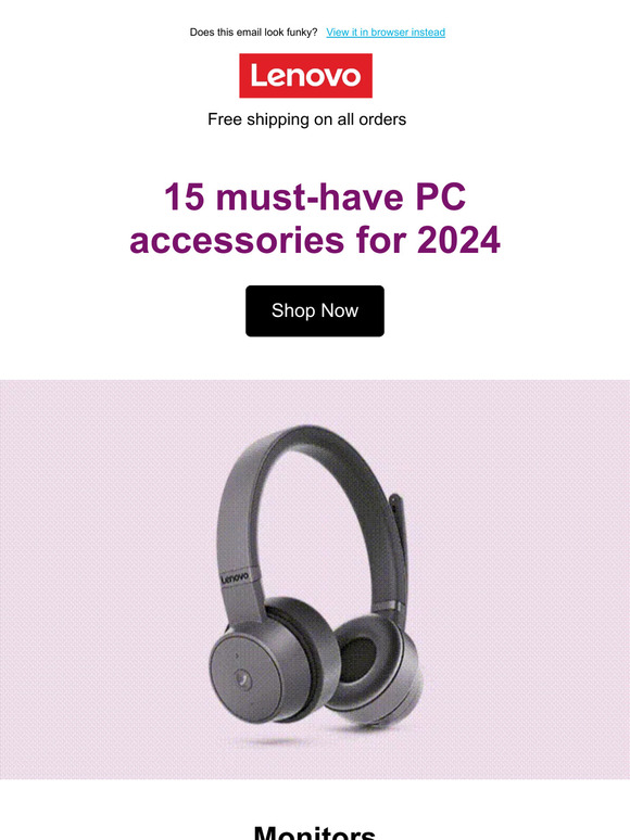 Lenovo US: 15 must-have PC accessories for 2024 | Milled