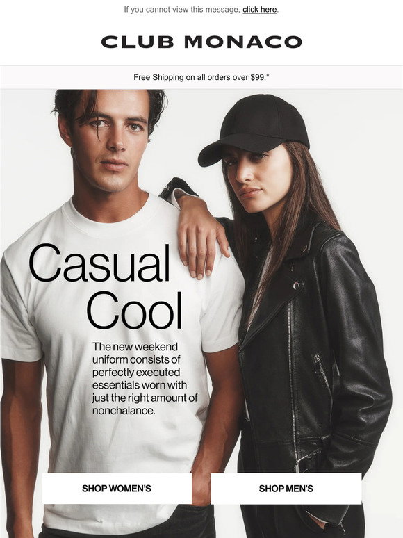 Club Monaco: The New Weekend Uniform | Milled