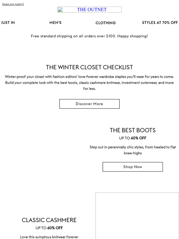 The Outnet Closet Checklist Discover The Must Have Wardrobe Staples For 2024 Milled
