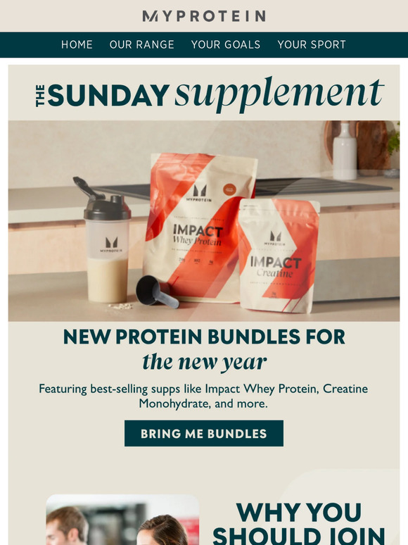 Myprotein: New protein bundles | Milled