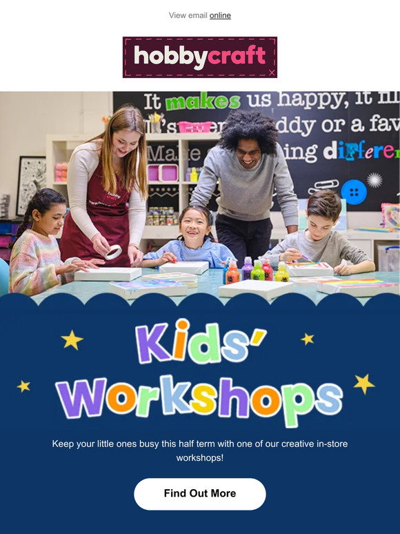 Hobbycraft: Your kids' favourite workshops are back! 🚨 | Milled