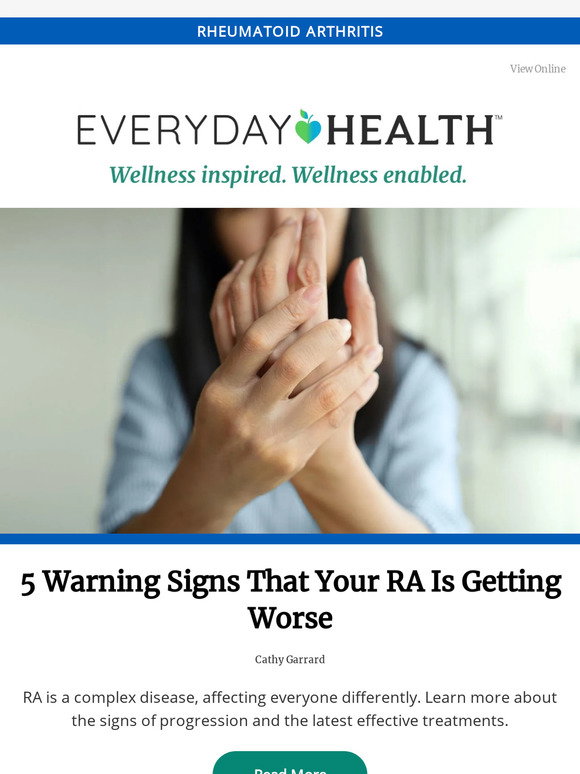 Lifescript: 5 Warning Signs That Your RA Is Getting Worse | Milled