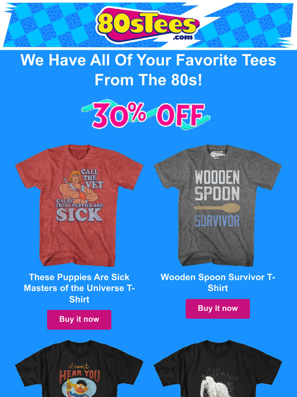 80sTees: Your Favorite Tees From The 80s! | Milled