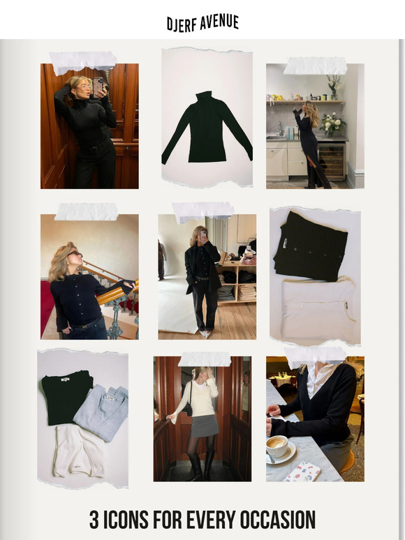 Djerf Avenue: 3 Icons for every occasion 🖤 | Milled