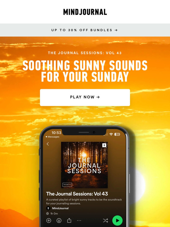 MindJournal: Sunny sounds for your Sunday ☀️ | Milled