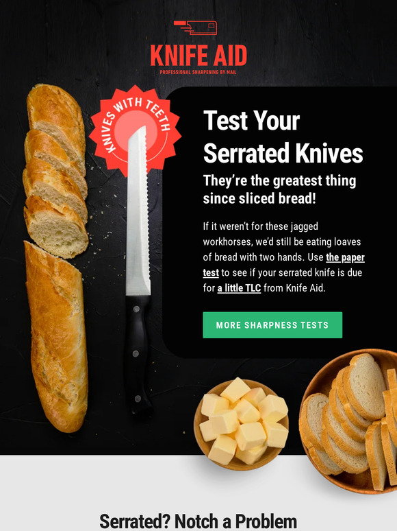 Knife Aid: Does your serrated knife pass this test? | Milled