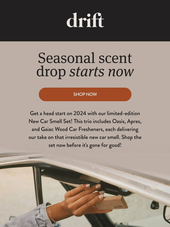 Drift: Our Seasonal Scent Drop is LIVE! | Milled