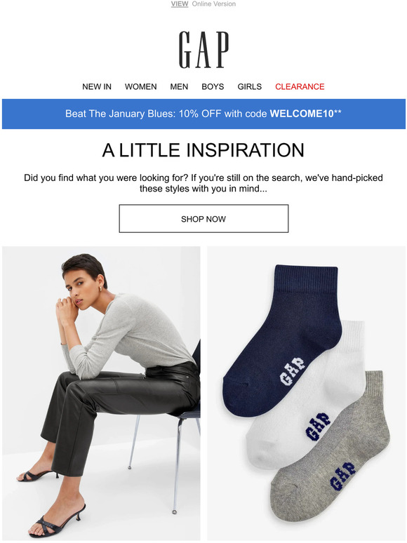 Gap: Newness perfect for a January refresh | Milled