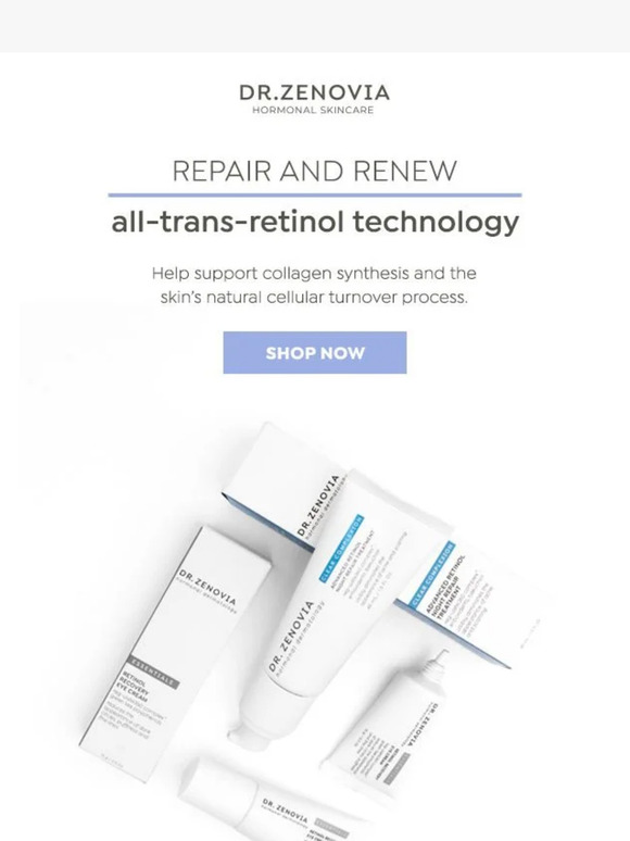 Dr. Zenovia: Experience the difference 🔬 All-Trans-Retinol Technology ...