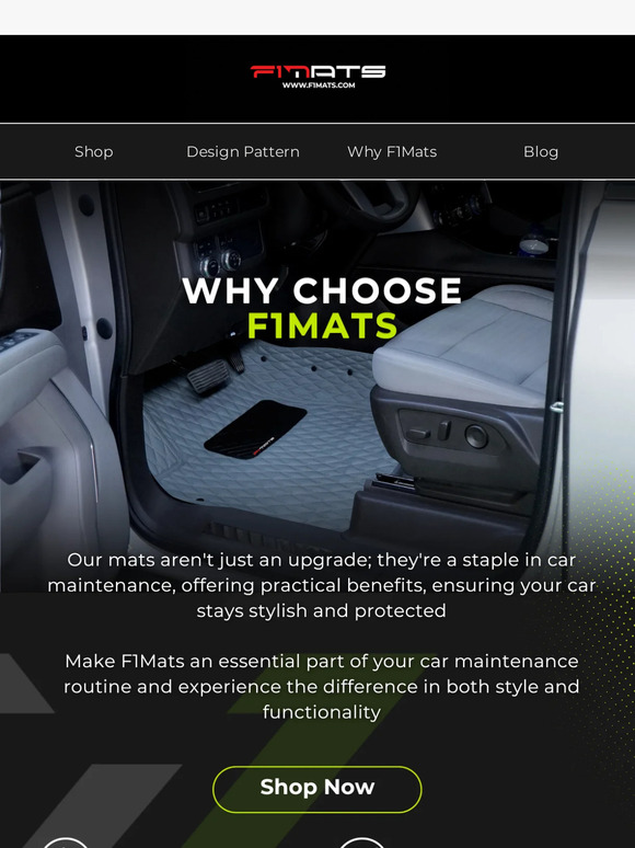 F1 Mats: Aftermarket Upgrades for your Ride | Milled