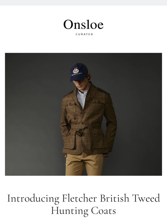 Onsloe: Introducing British Wool Tweed Hunting Coats | Milled