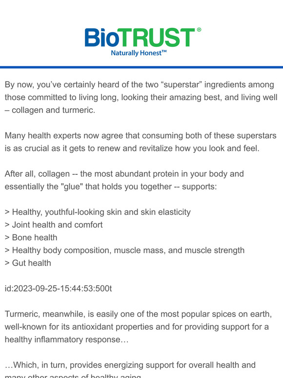 BioTrust: Golden Milk Collagen (a complete healthy aging solution) | Milled