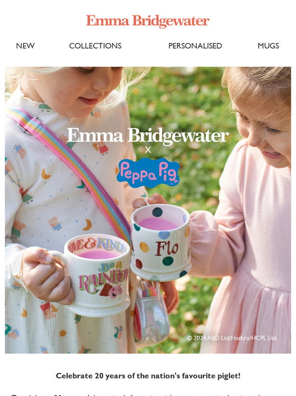 Emma Bridgewater: Emma Bridgewater X Peppa Pig is here! | Milled
