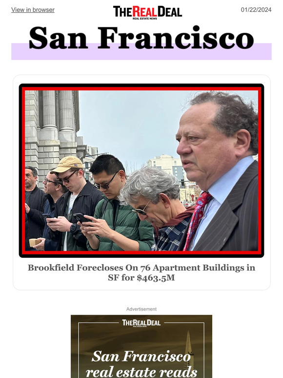 The Real Deal: Brookfield forecloses on massive Veritas portfolio ...