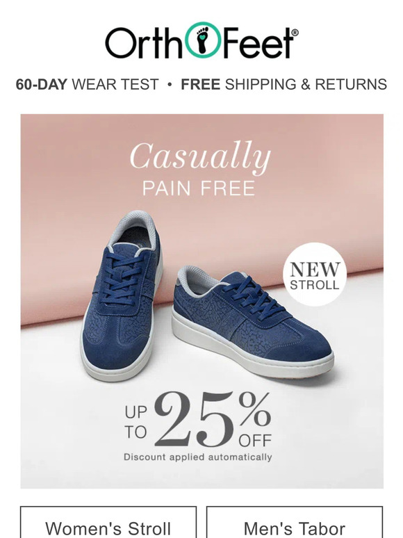 OrthoFeet Email Newsletters: Shop Sales, Discounts, and Coupon Codes