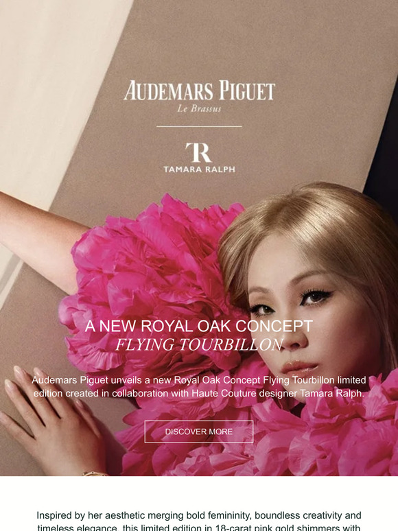 Audemars Piguet: AP x Tamara Ralph: A Boldly Feminine Royal Oak Concept ...