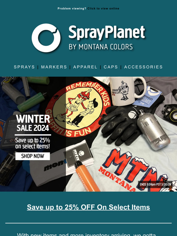 Spray Planet: Spray Planet's Winter Sale Starts NOW! | Milled