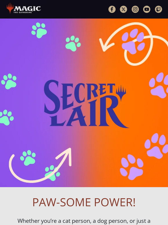 Magic: The Gathering: Unleash the Furry Fury! Secret Lair Commander ...