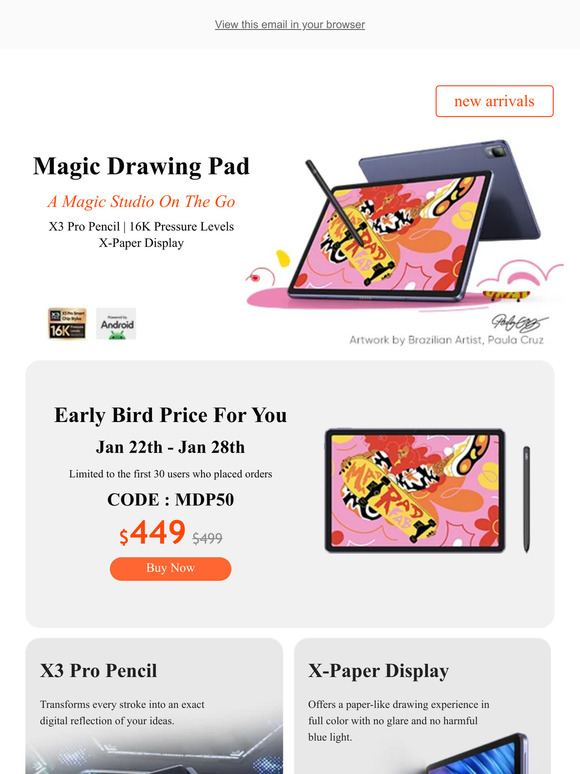 XPPEN: XPPen Introduces World's Leading Magic Drawing Pad | Milled