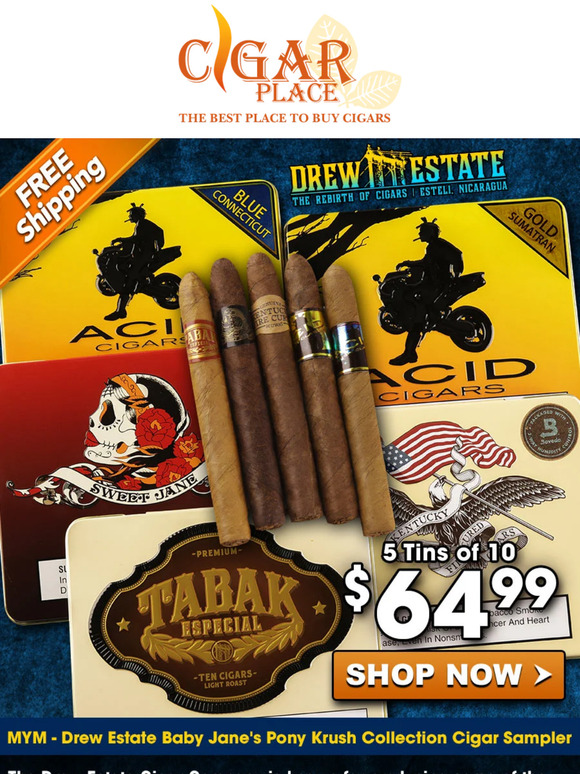 Cigar Place: 50 Fantastic Flavored Drew Estate Cigarillos Unleashed ...