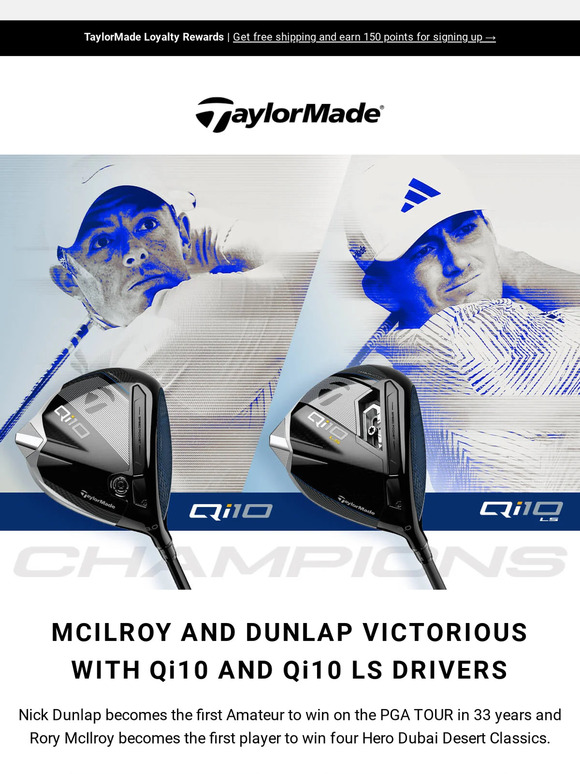 TaylorMade Golf: Rory McIlroy and Nick Dunlap Make History with Qi10 ...