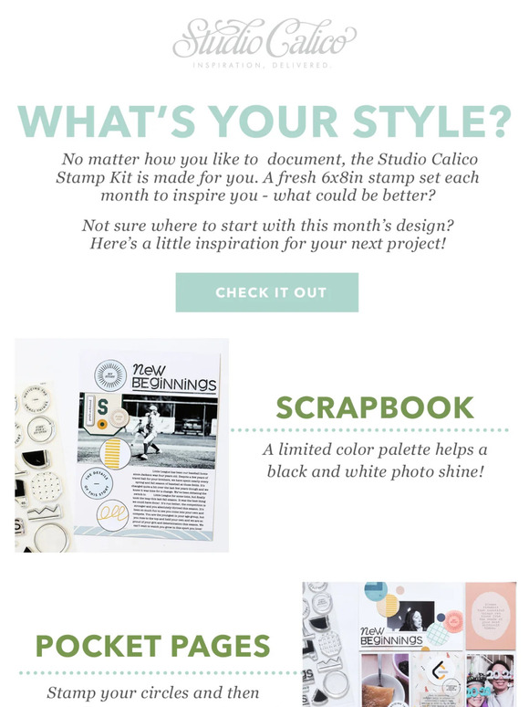 Studio Calico: Get inspired with our STAMP KIT 🎨 | Milled