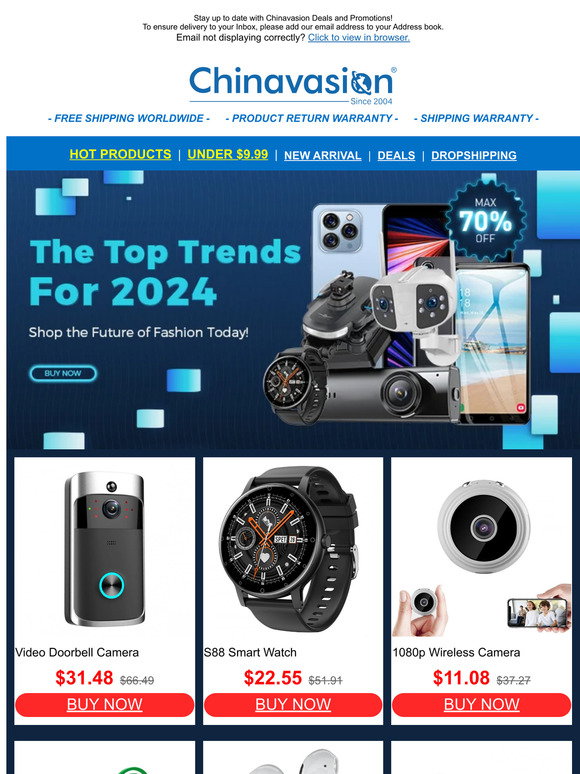 Chinavasion: The Top Trends for 2024, MAX 70% OFF, Shop the Future of ...