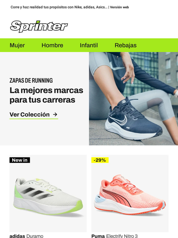 Sprinter: Es hora de renovar tus deportivas🏃 | Milled