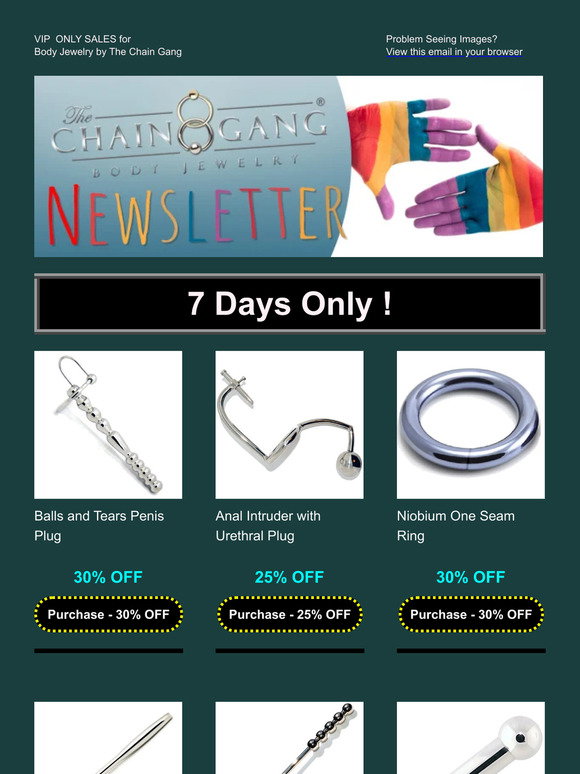 The Chain Gang: Ball Stretchers, Penis Plugs Oh My ! | Milled