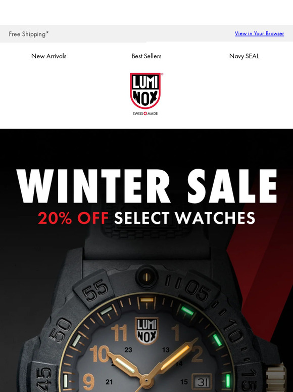 Luminox: Strap in and Save | Milled