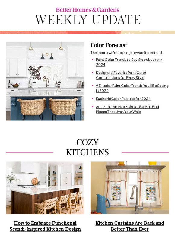Better Homes and Gardens: Paint Color Trends to Say Goodbye to in 2024 ...