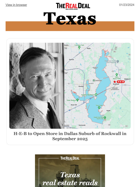 The Real Deal: Rockwall H-E-B to open in 2025; Silver Star founder ...
